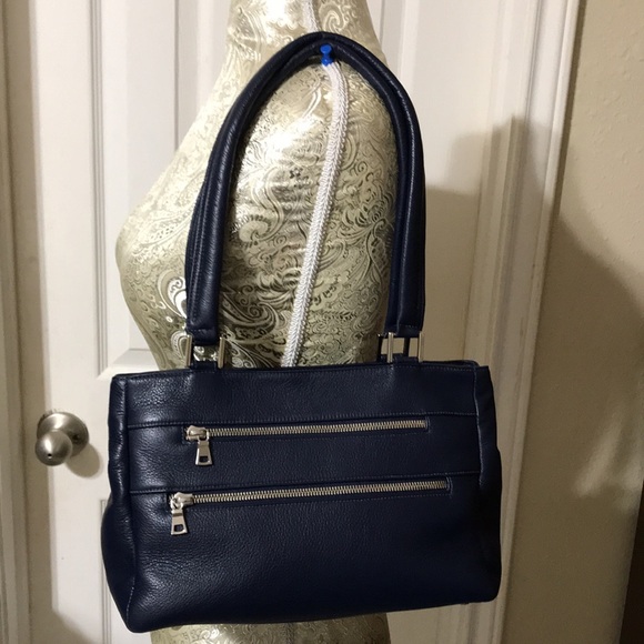 SAS | Bags | Sas Leather Satchelshoulder Bag With Feet Made In The Usa ...